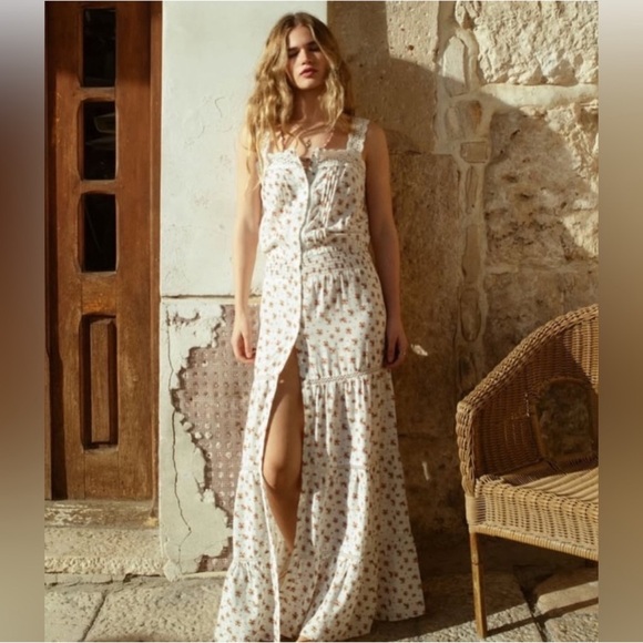 Sonmer | Dresses | Sonmer Martina Floral Tiered Maxi Dress | Poshmark